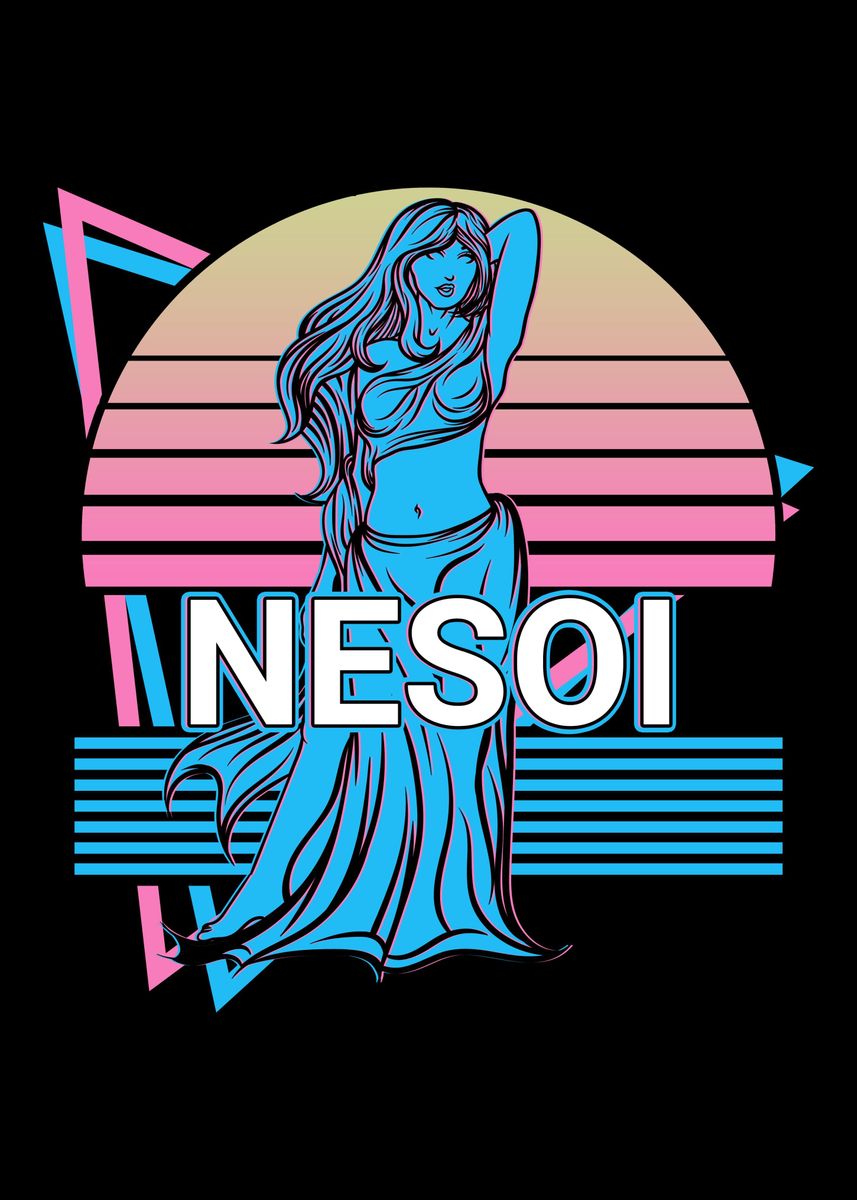 'Nesoi Goddess Ancient Gree' Poster, picture, metal print, paint by ...