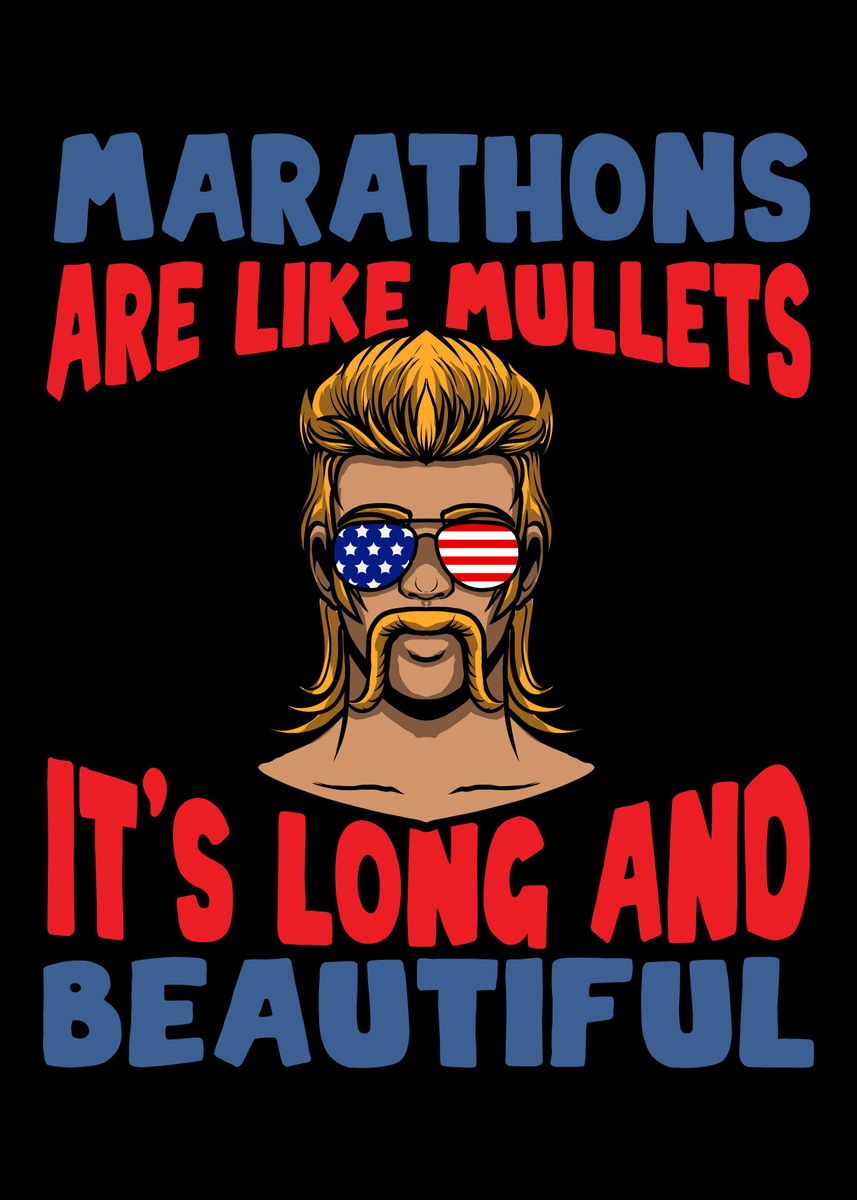 'Mullet' Poster by CrazySquirrel | Displate