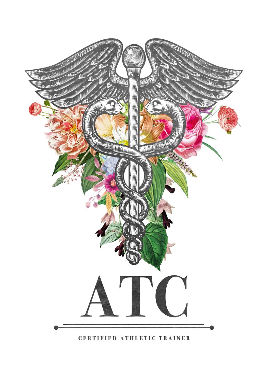 'ATC with Flowers' Poster, picture, metal print, paint by Aged Pixel ...