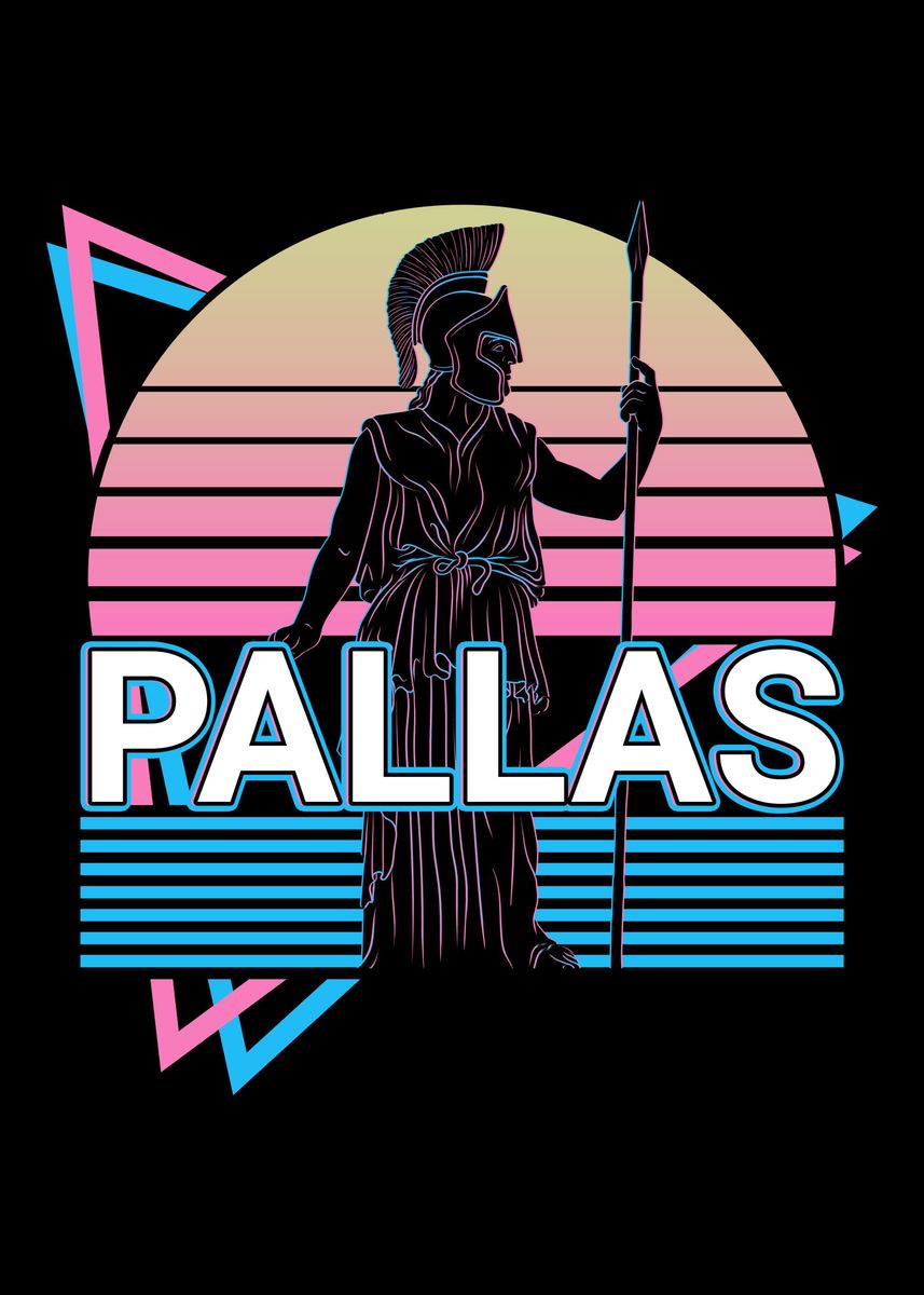 'Pallas Greek God Ancient G' Poster, picture, metal print, paint by ...