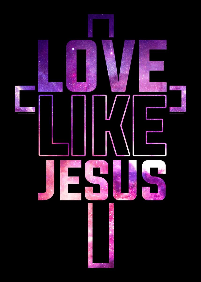 'Christian Cross Cute' Poster, picture, metal print, paint by ...