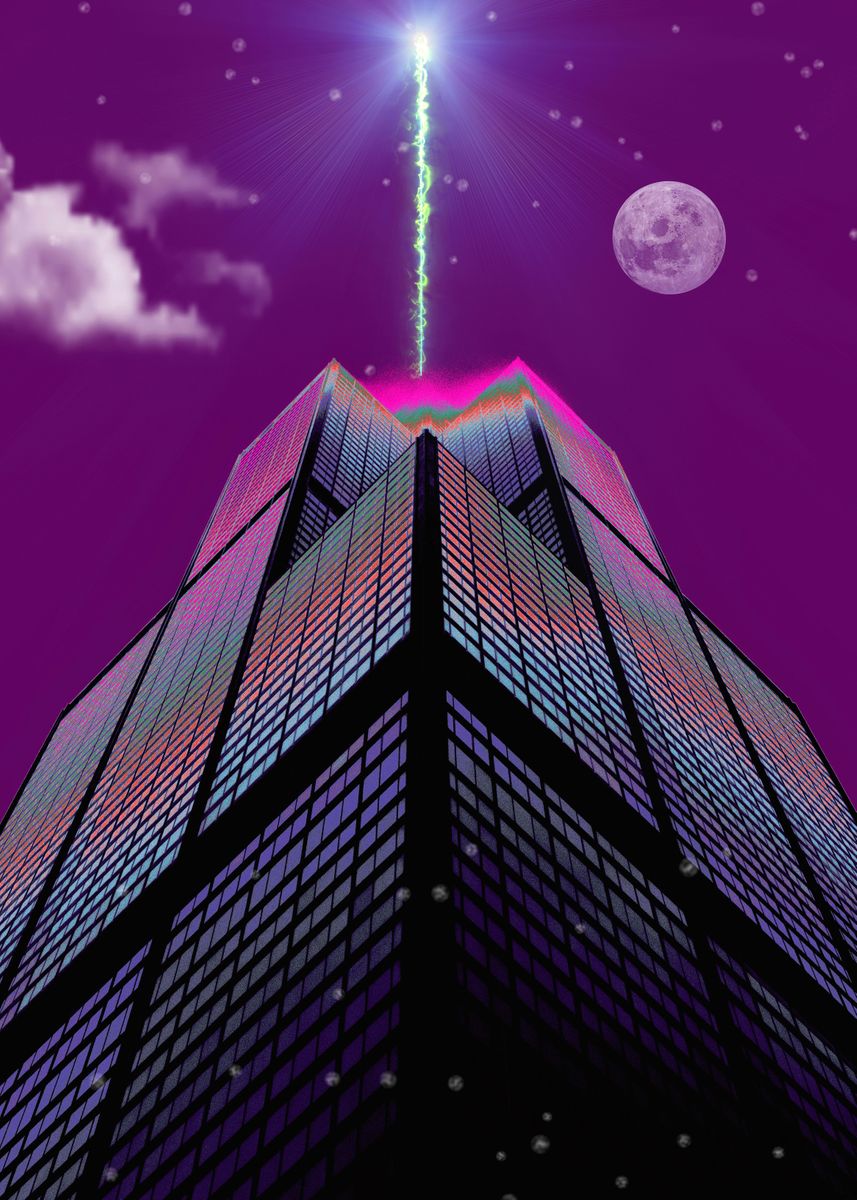 'Portals' Poster, picture, metal print, paint by Braxxaz | Displate