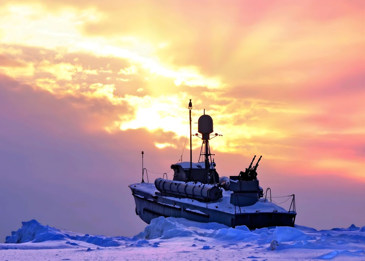 'Warship' Poster by World War | Displate