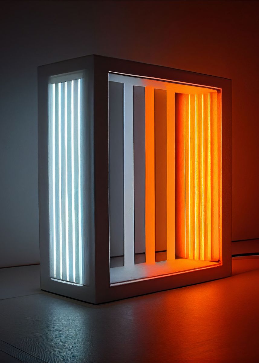 'Abstract Object Orange' Poster, picture, metal print, paint by Mr Dan ...