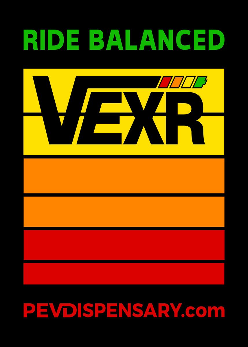 'VEXR Ride Balanced' Poster, picture, metal print, paint by up2geek ...