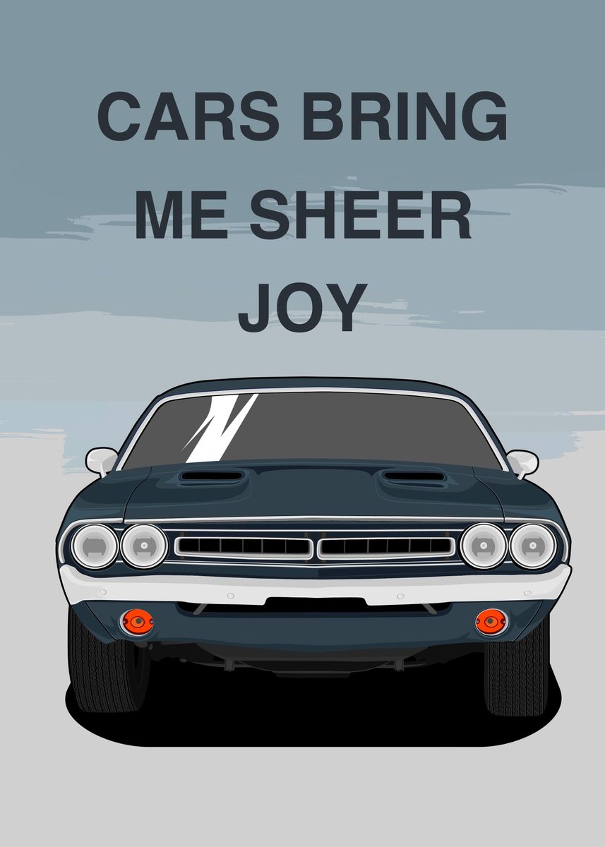 'Car' Poster, picture, metal print, paint by Mild pic | Displate
