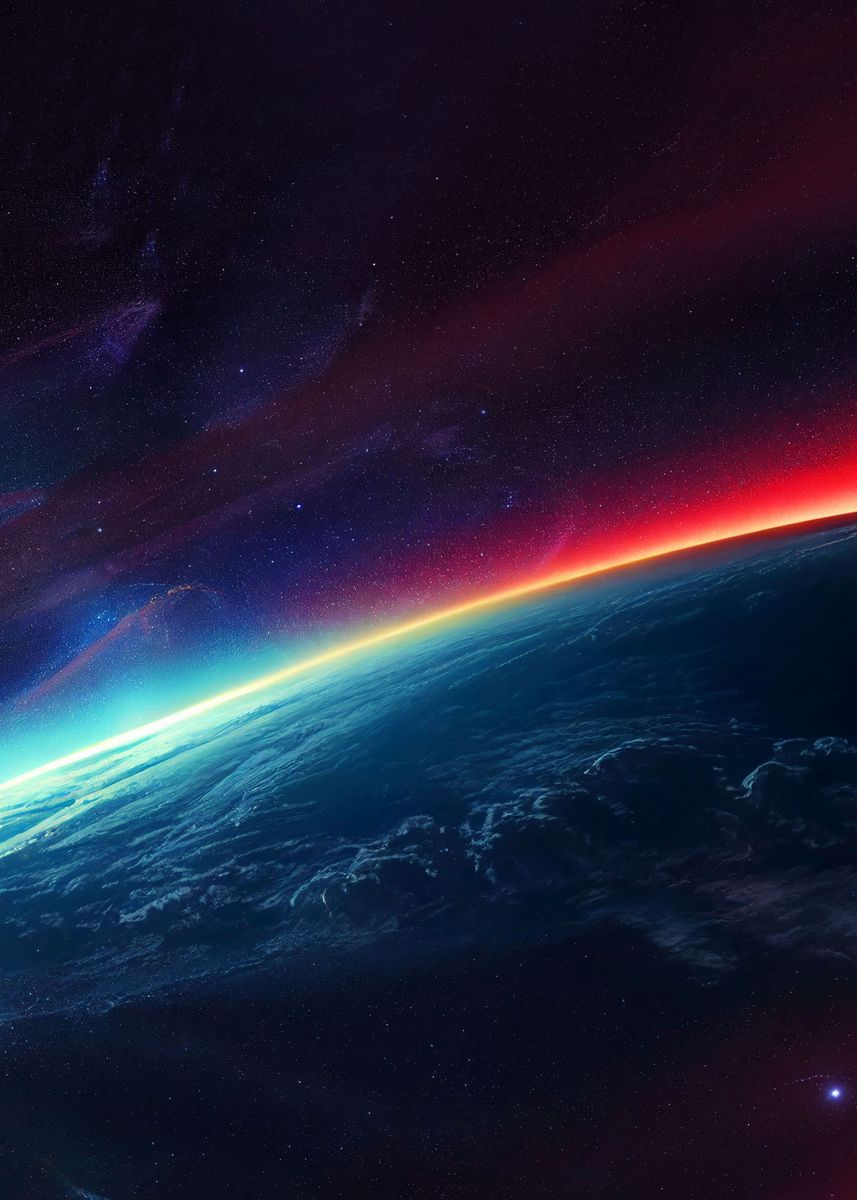 'Mystic Planet' Poster by Stefan Merz | Displate