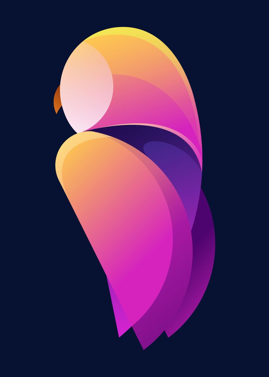 'Gradient Animal 2' Poster, picture, metal print, paint by My Legion ...