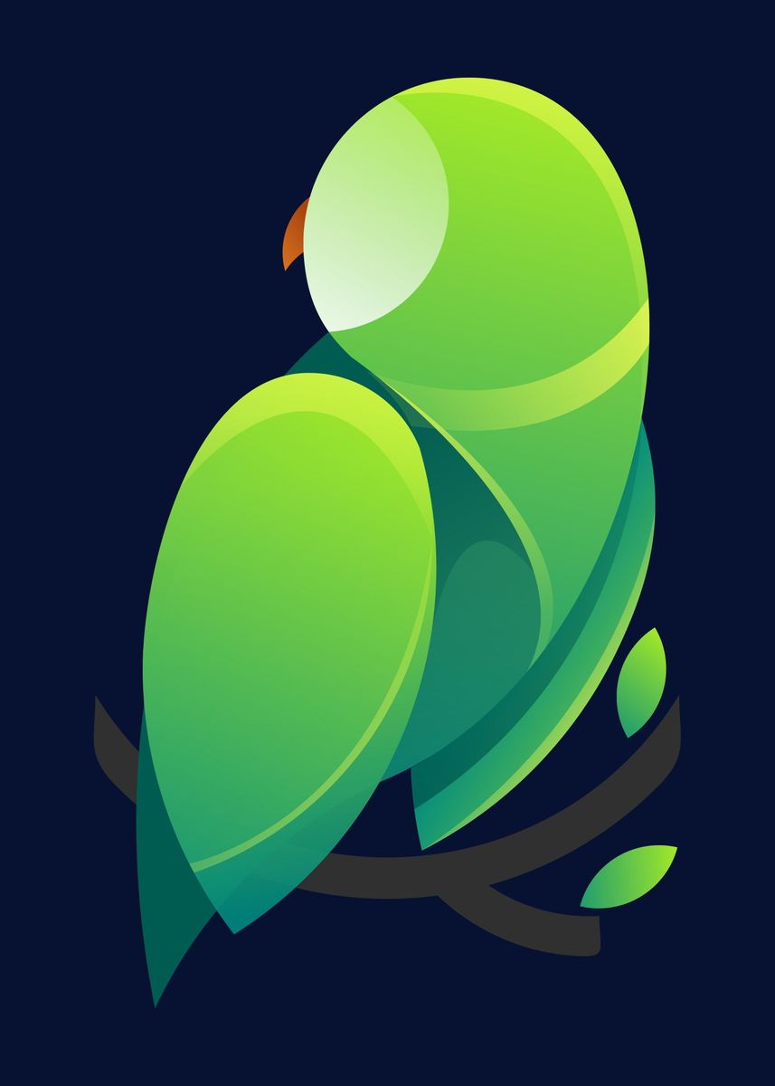 'Gradient Animal 4' Poster, picture, metal print, paint by My Legion ...