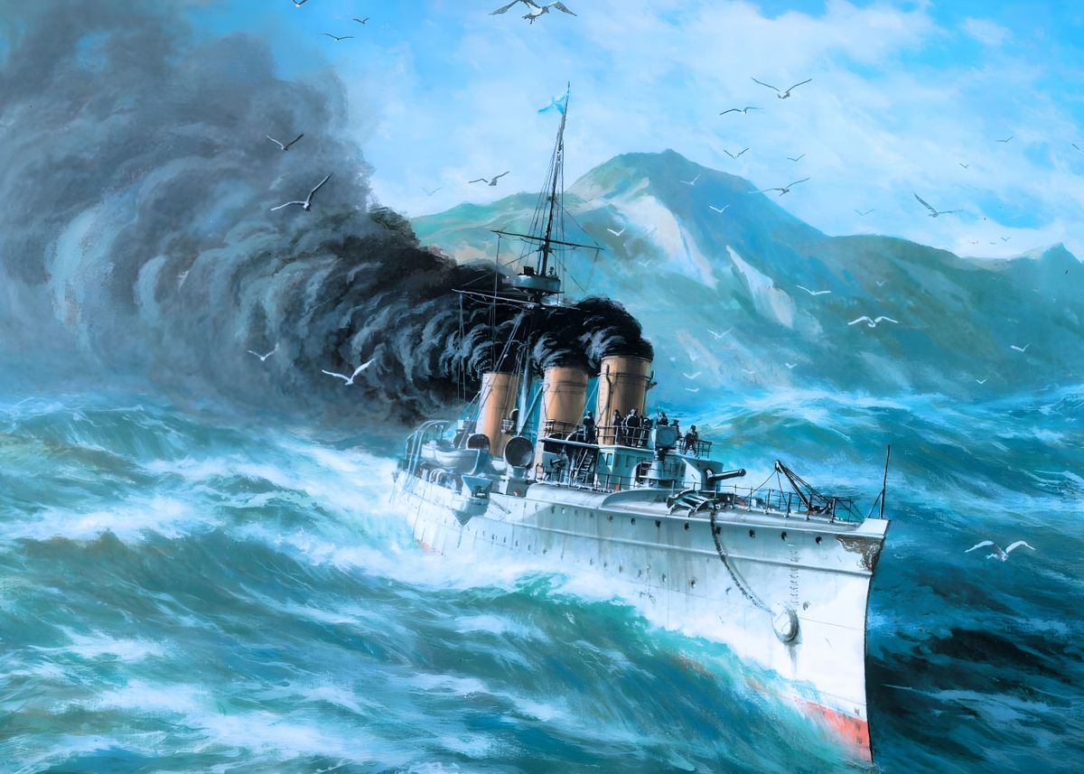 'Warship' Poster by World War | Displate