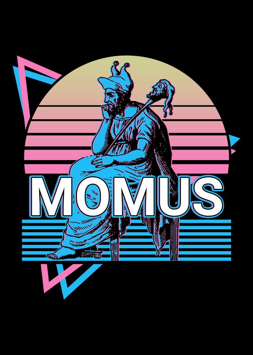 'Momus Greek God Ancient Gr' Poster, picture, metal print, paint by AestheticAlex | Displate