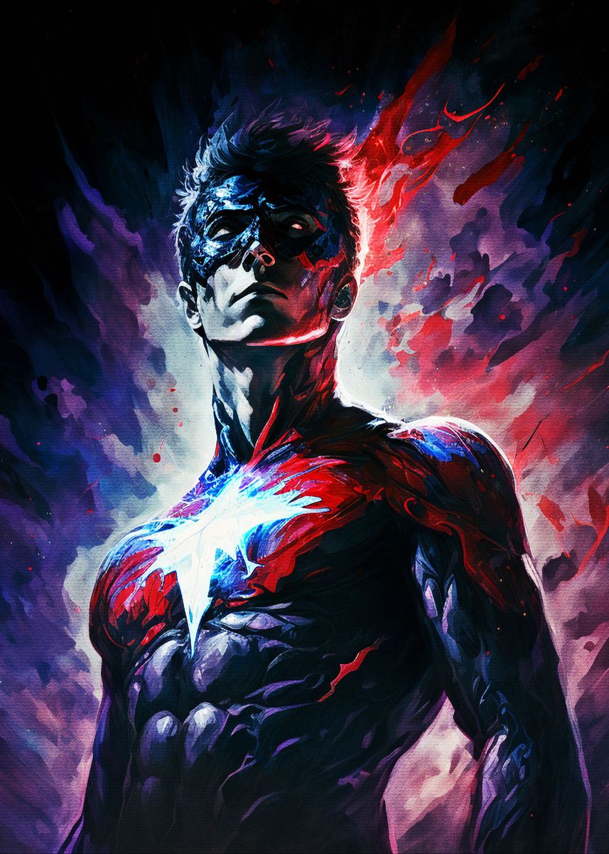 'Hero cosmic horror' Poster, picture, metal print, paint by Muh Asdar ...