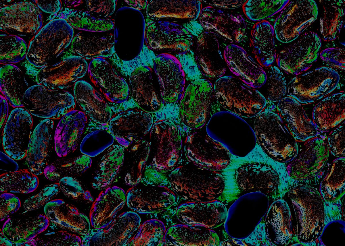 'Anime beans' Poster by MalCinga | Displate