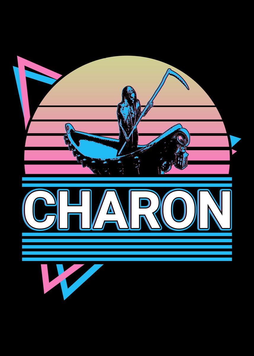 'Charon Greek God Ancient G' Poster, picture, metal print, paint by ...