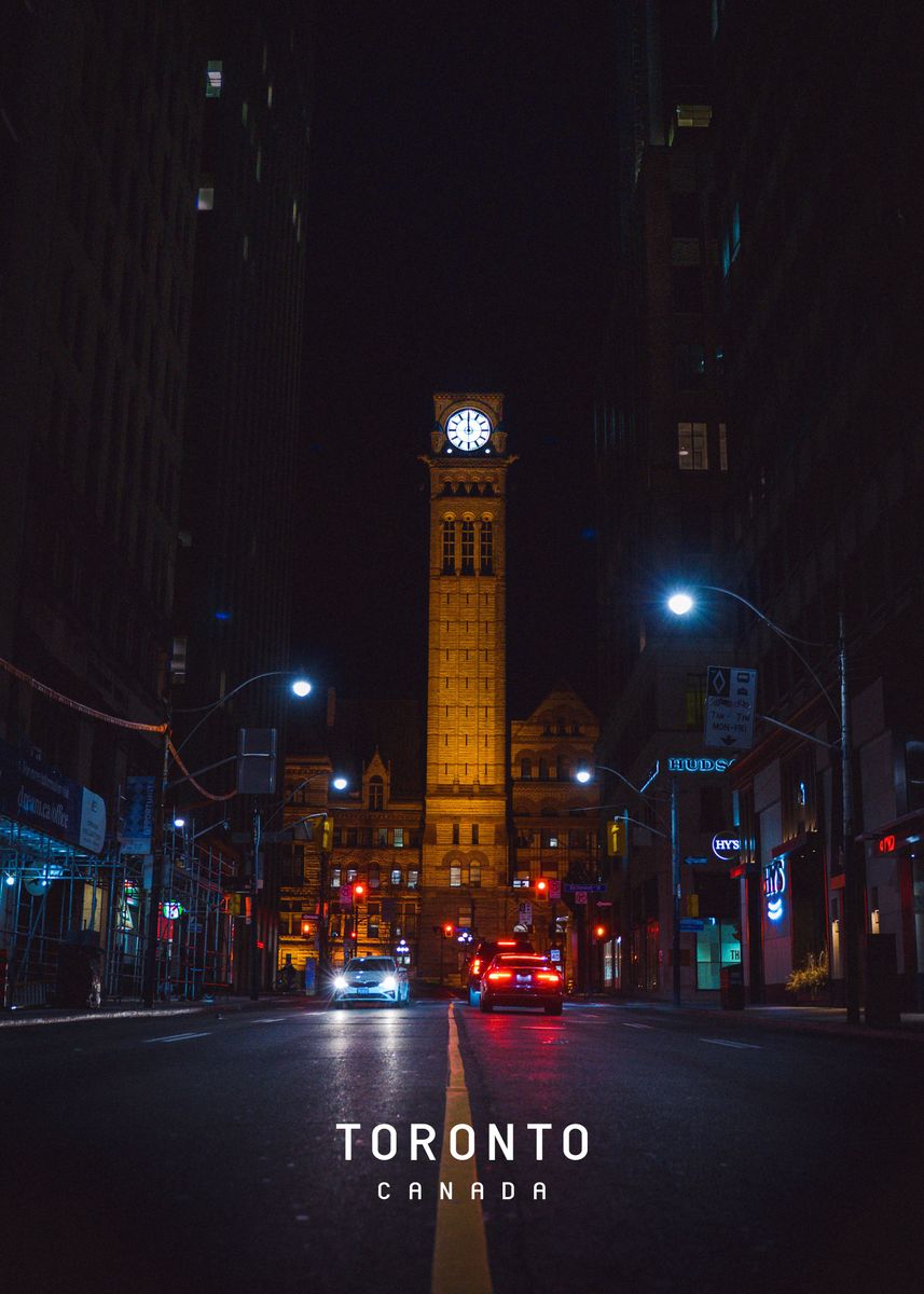 'Toronto ' Poster, picture, metal print, paint by Travel Addict | Displate