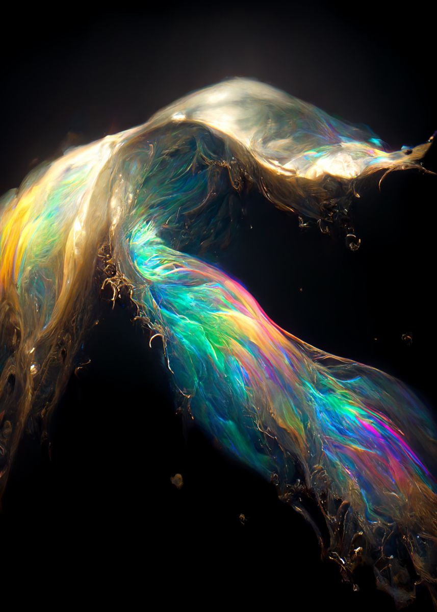 'Prism 04' Poster, picture, metal print, paint by AiRym Art | Displate