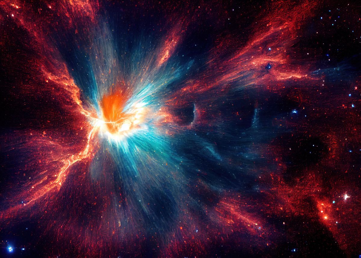 'Nebula IV' Poster by The Art of Leon | Displate