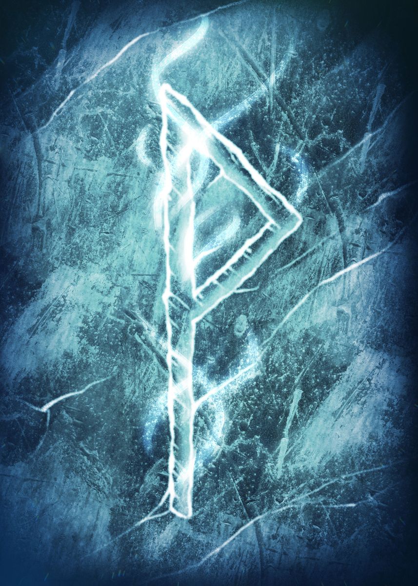 'Wunjo' Poster, picture, metal print, paint by Einarrs Journey | Displate