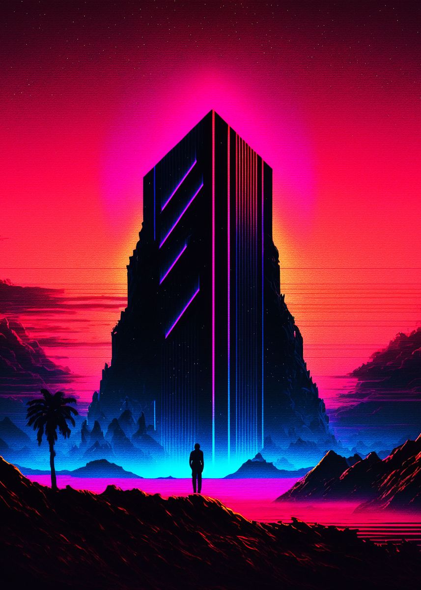 'Monolith wave cultists' Poster, picture, metal print, paint by Muh ...