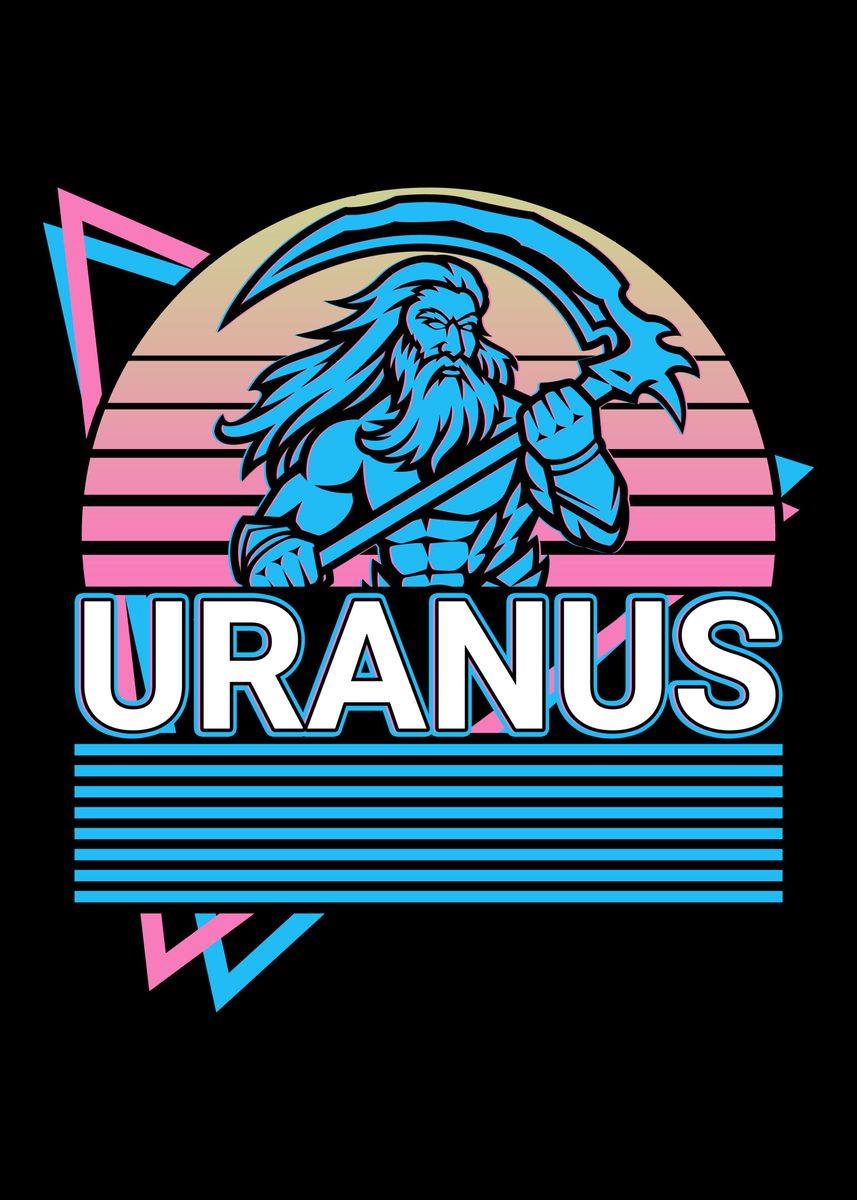 'Uranus Greek God Ancient G' Poster, picture, metal print, paint by ...