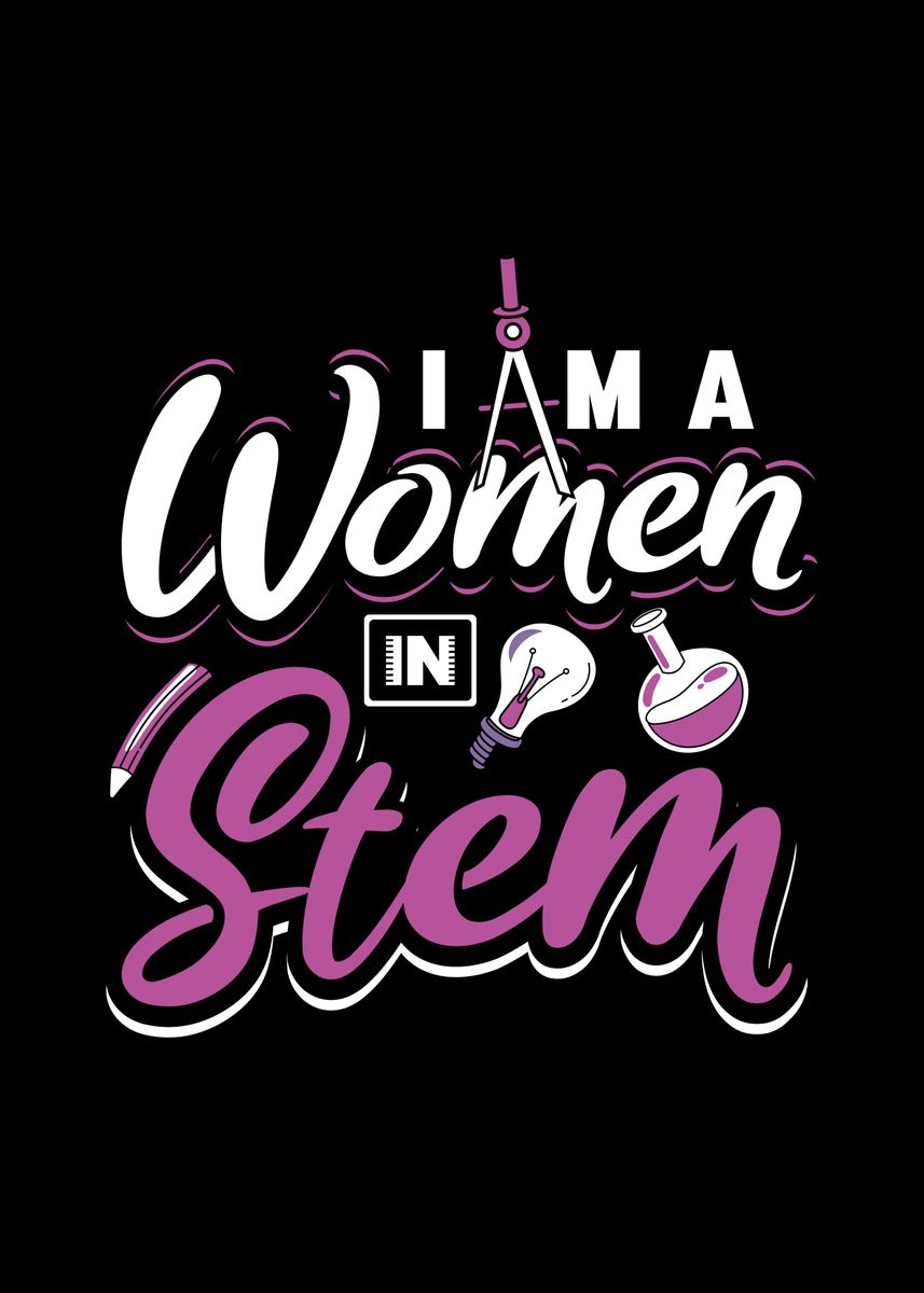 'Steminist Stem' Poster, picture, metal print, paint by Sebastian ...