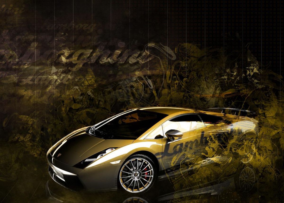 'Lamborghini Gallardo' Poster by Marcel Lee | Displate