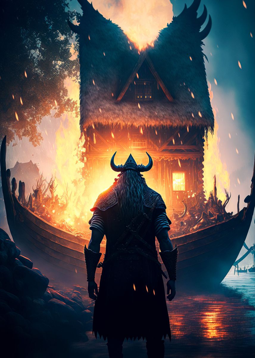 'Eternal circle' Poster, picture, metal print, paint by XENOS | Displate