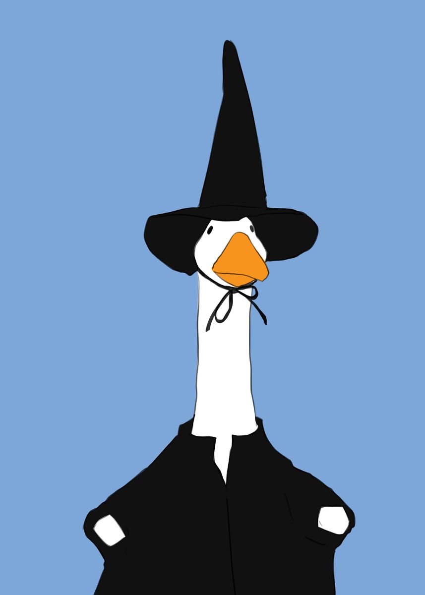 'dark magic duck' Poster, picture, metal print, paint by hafis ...