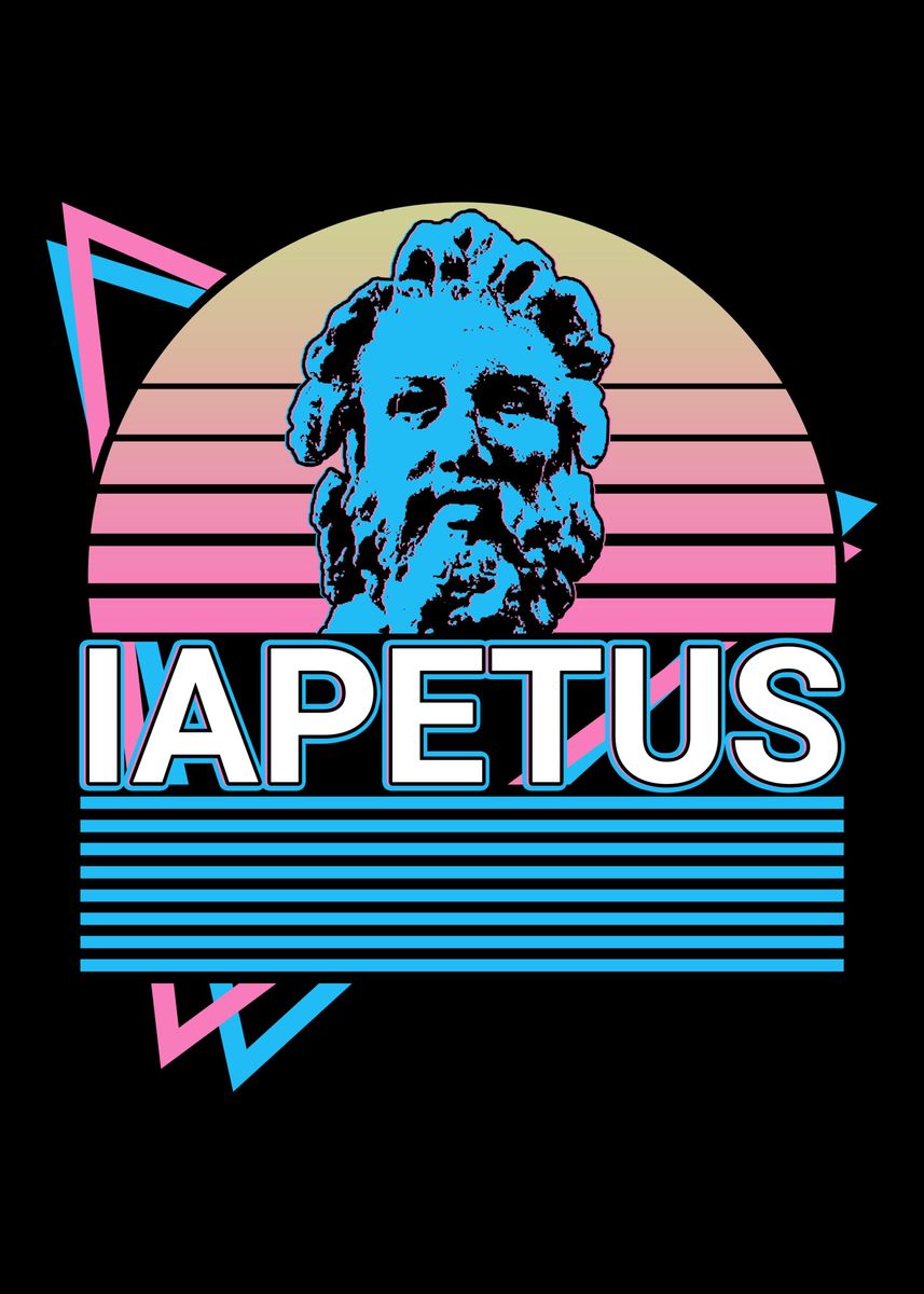 'Iapetus Greek God Ancient ' Poster, picture, metal print, paint by ...