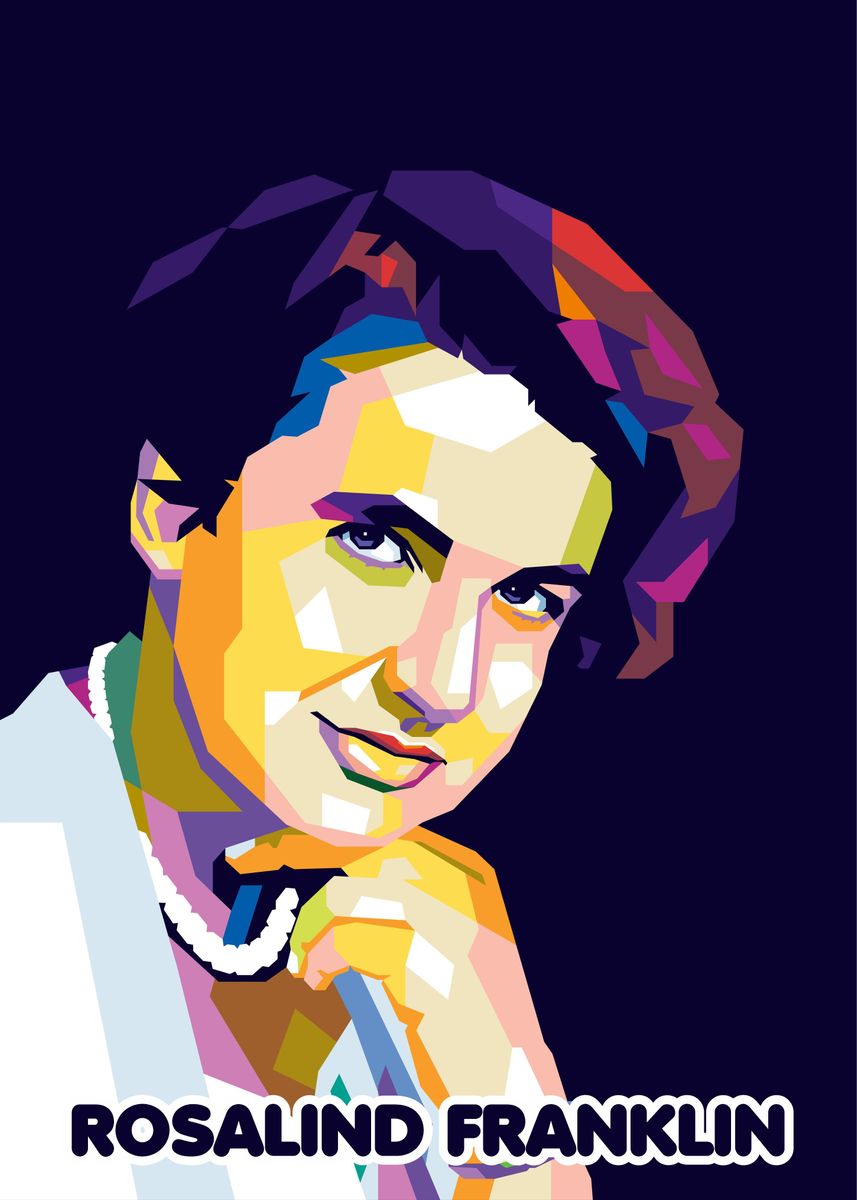 'Rosalind Franklin' Poster, picture, metal print, paint by Erick Sato ...