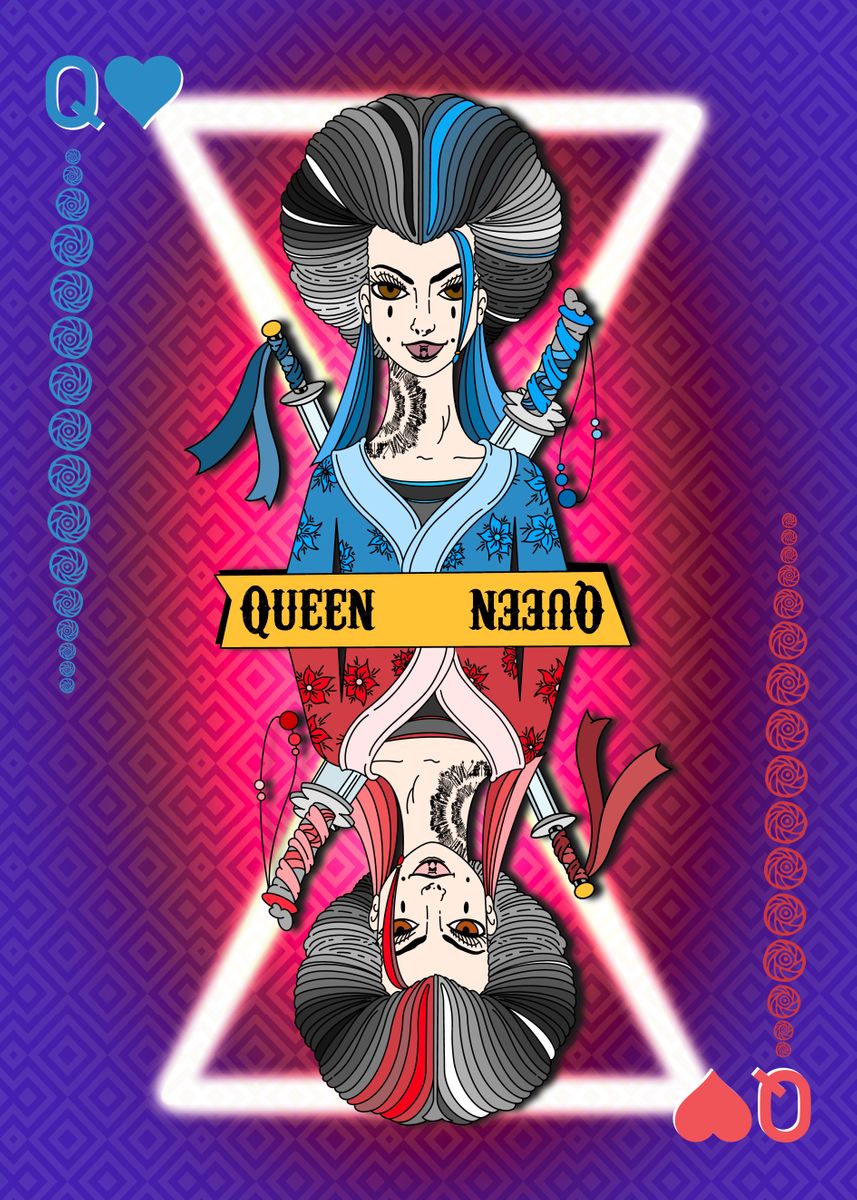 'Gambling Queen of Casino' Poster, picture, metal print, paint by Aiden ...