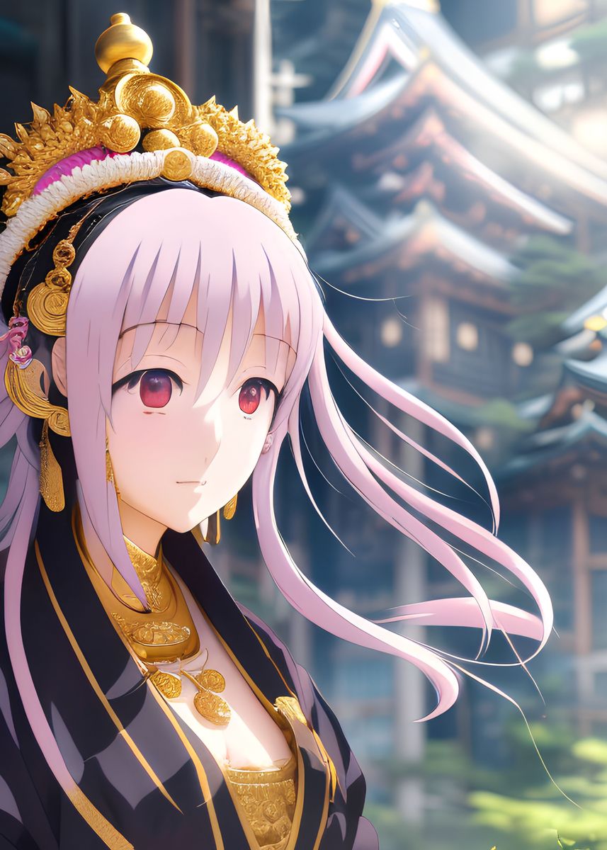 'Anime Princess' Poster, picture, metal print, paint by Ravi Sankar ...