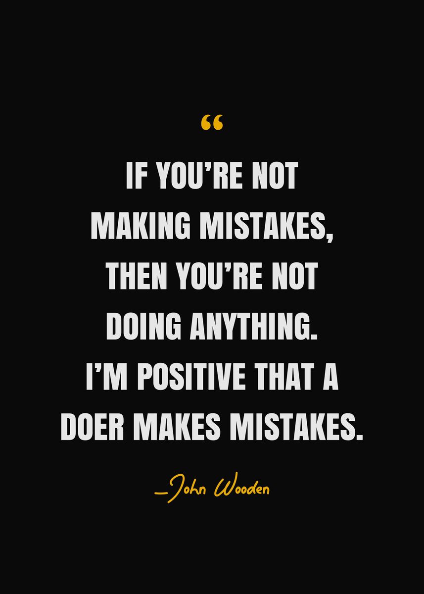 'John Wooden Quotes ' Poster by LANZZ | Displate