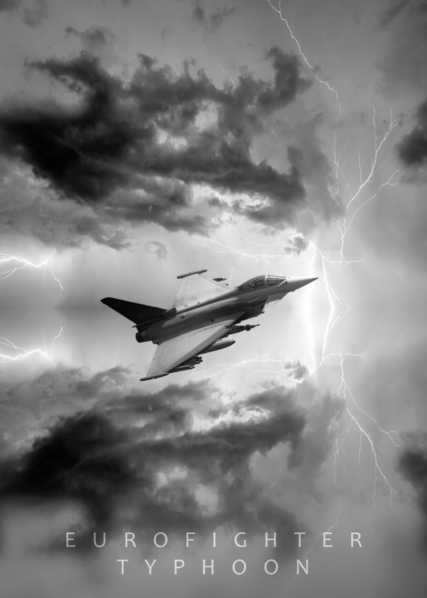 'Eurofighter Military ' Poster, picture, metal print, paint by Vineet ...