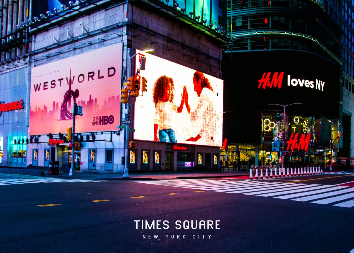 'Times Square ' Poster by Famous City | Displate