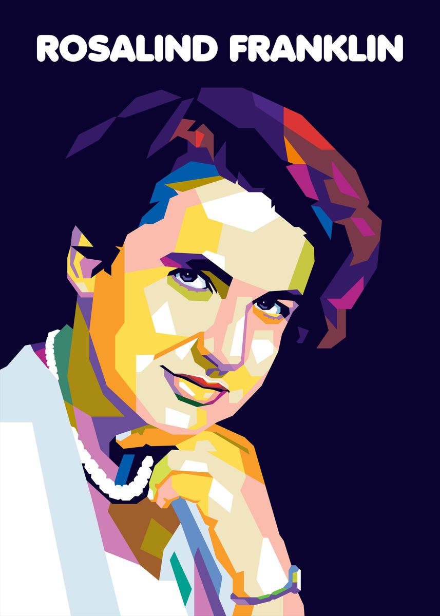 'Rosalind Franklin' Poster by Erick Sato | Displate