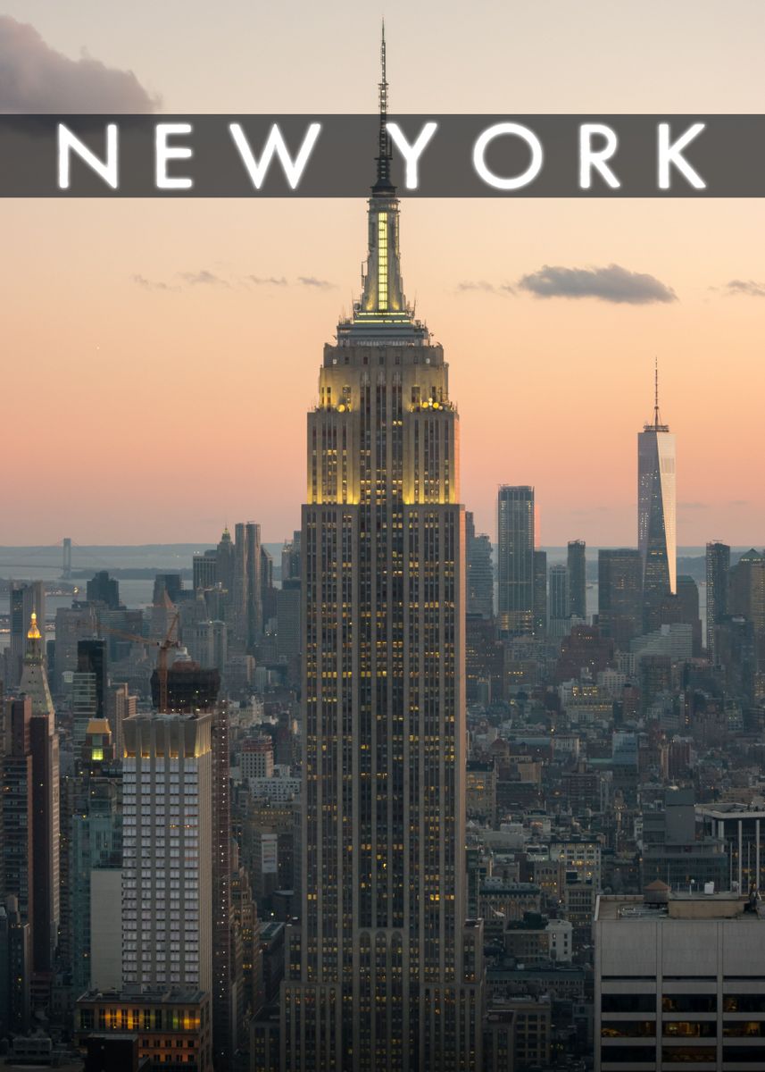 'New York City' Poster, picture, metal print, paint by crbn design ...