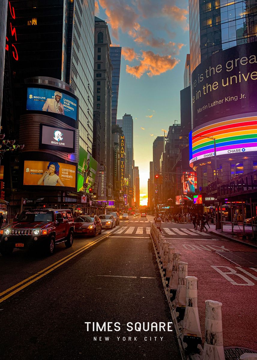 'Times Square ' Poster by Famous City | Displate