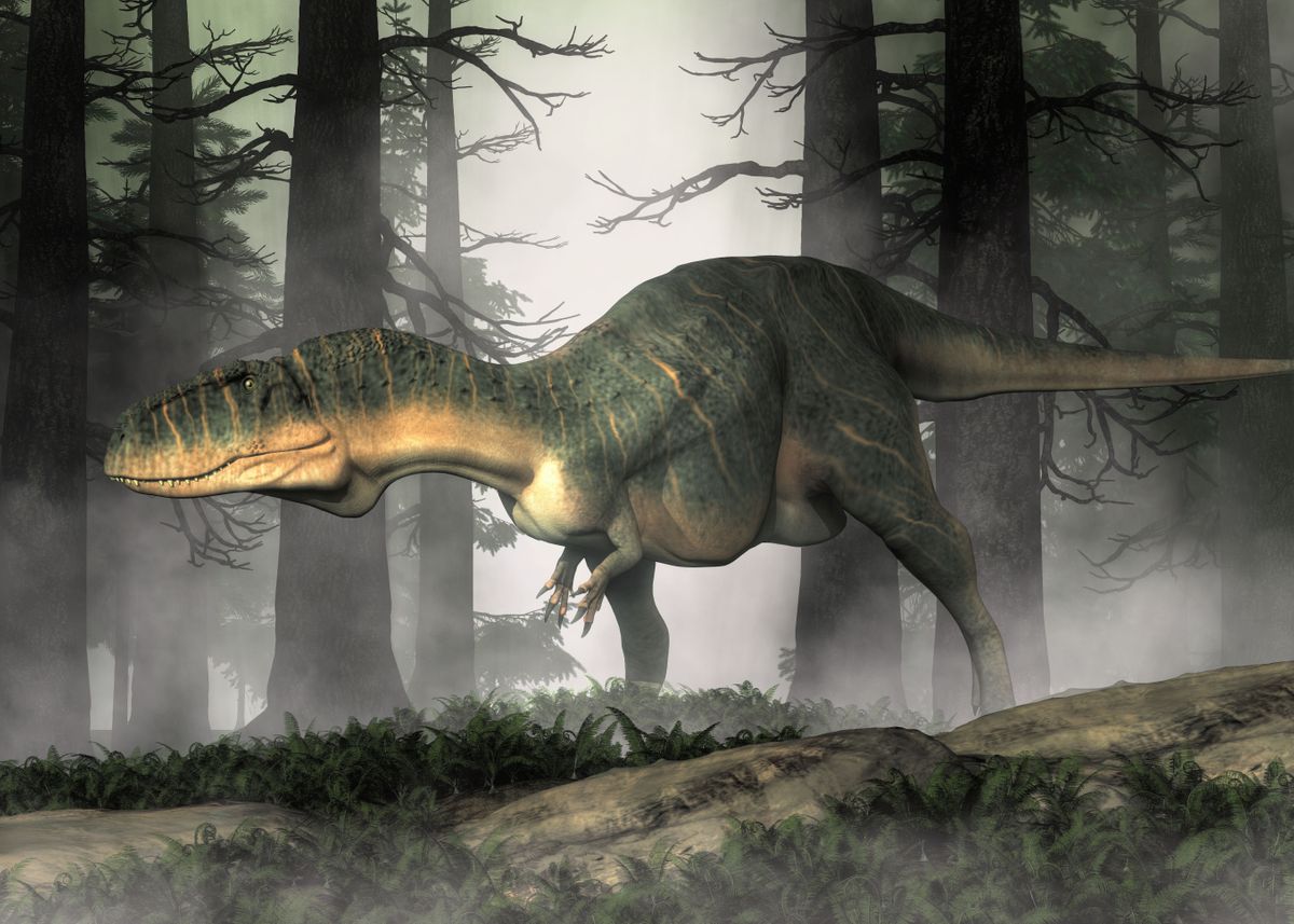 'Abelisaurus' Poster by Daniel Eskridge | Displate