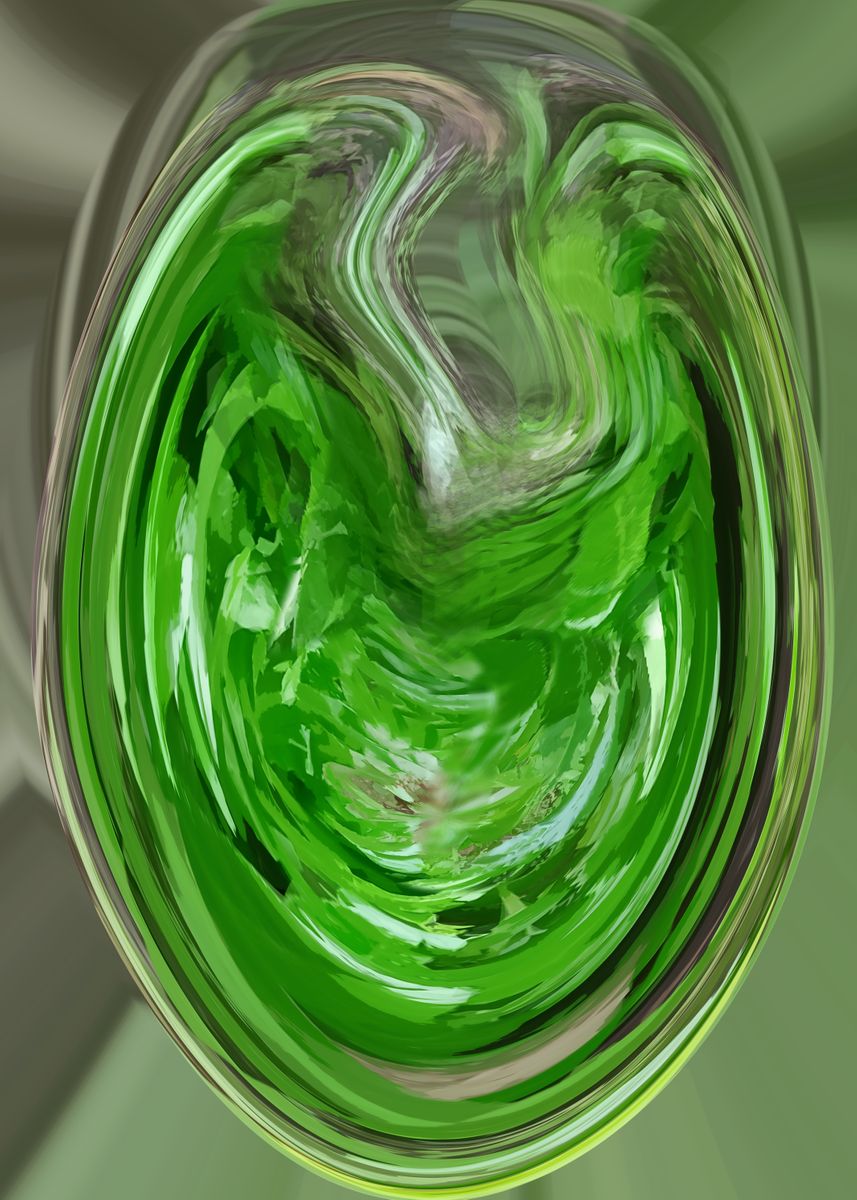 'Cool Glassy Design' Poster, picture, metal print, paint by Gani Bijish ...
