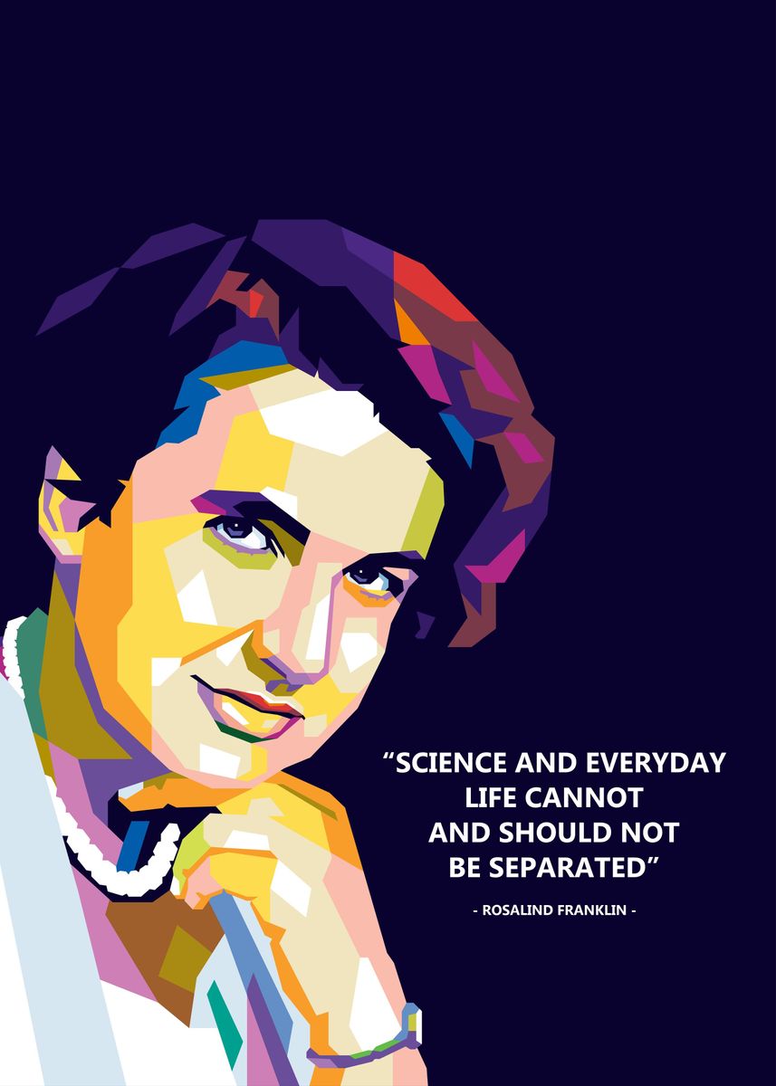 'Rosalind Franklin' Poster, picture, metal print, paint by Erick Sato ...