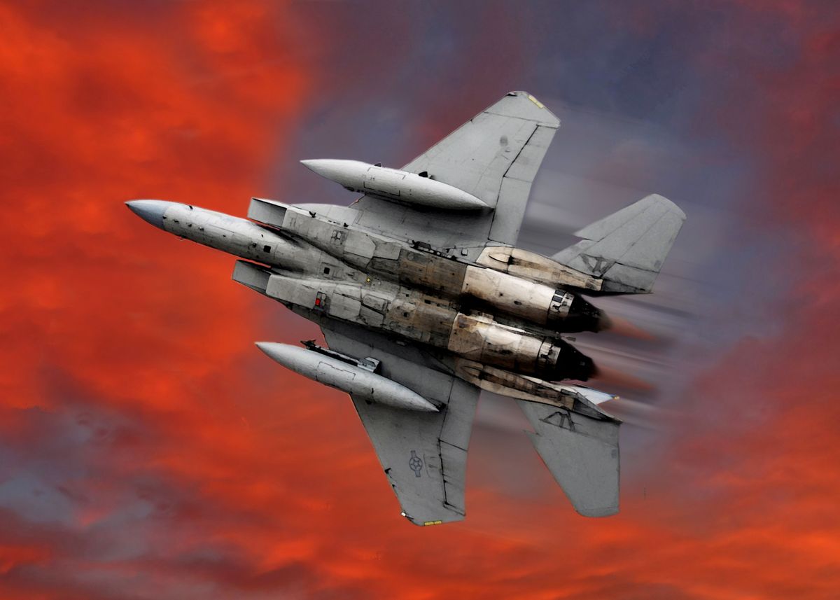 'F15 Eagle' Poster by World War | Displate