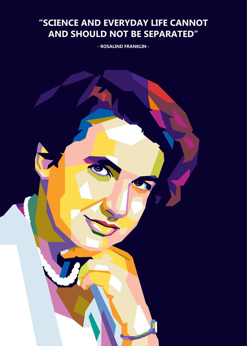 'Rosalind Franklin' Poster, picture, metal print, paint by Erick Sato ...