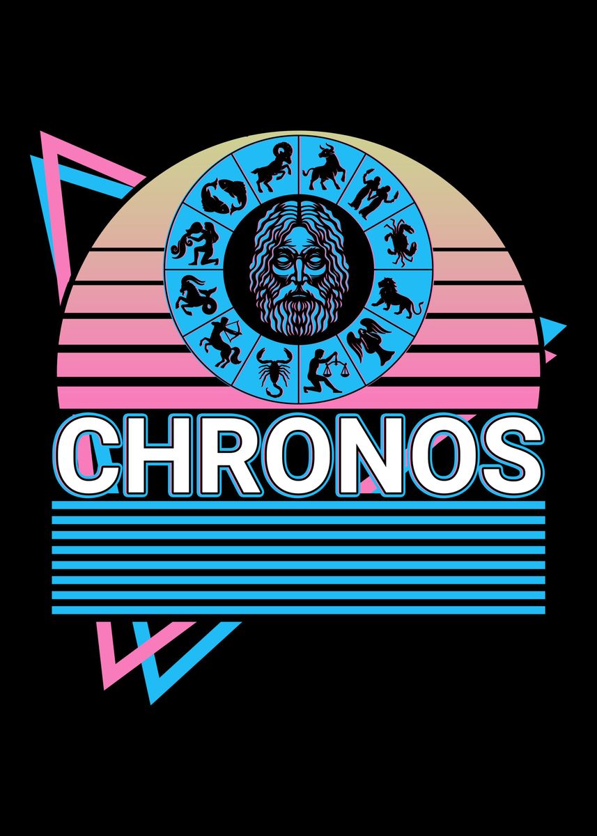 'Chronos Greek God Ancient ' Poster, picture, metal print, paint by ...