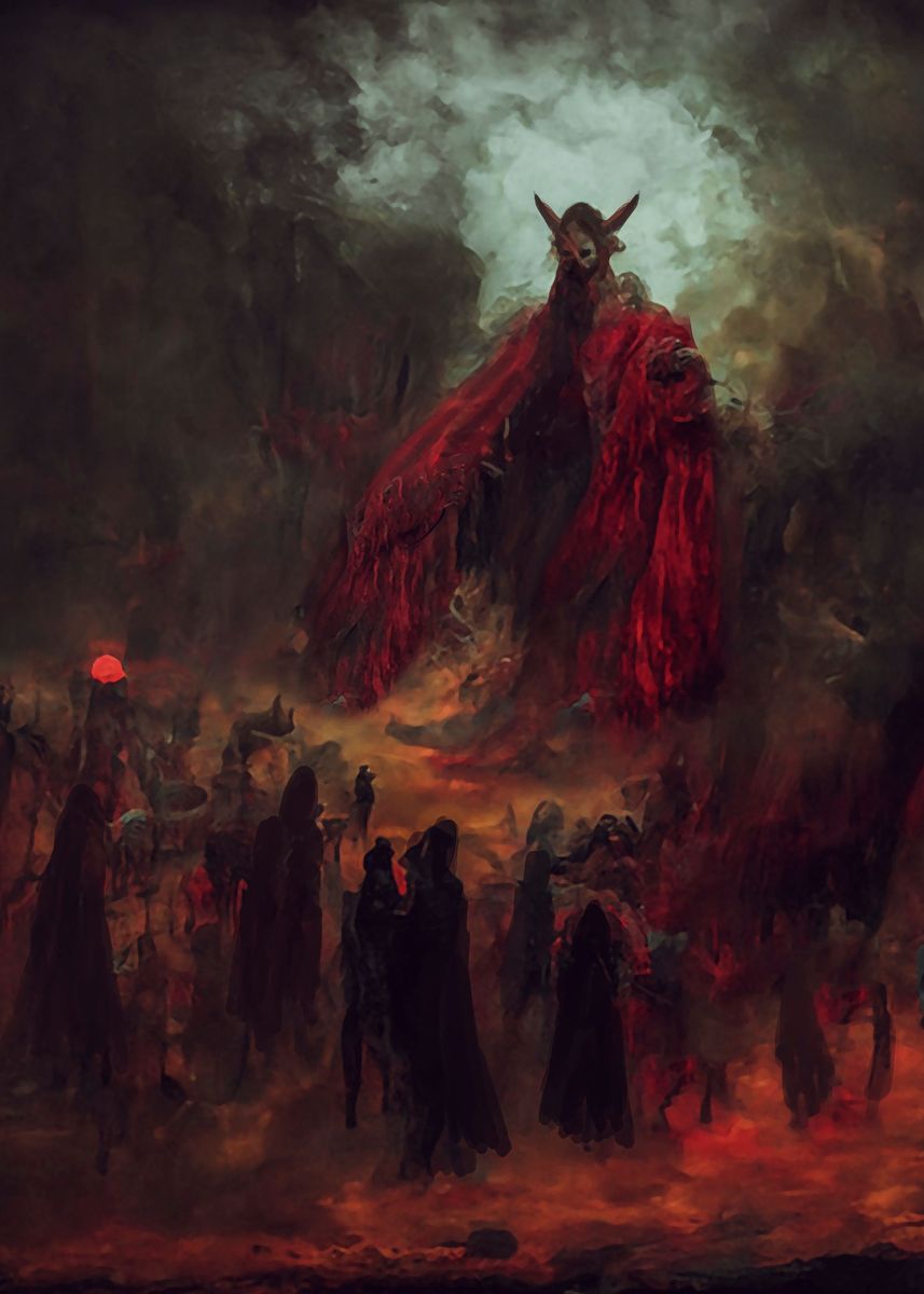 'Evil' Poster, picture, metal print, paint by AndrejZT | Displate