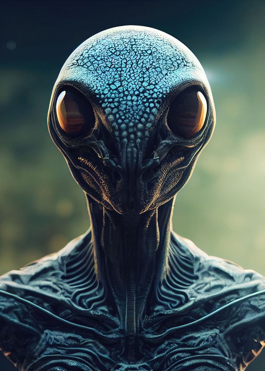 'Alien C500' Poster, picture, metal print, paint by PosterSuite | Displate