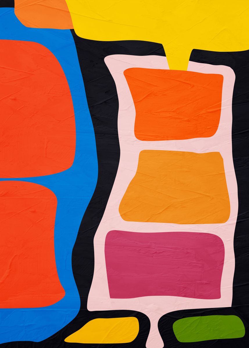 'ORGANIC ABSTRACT 206A' Poster by UillianRius | Displate