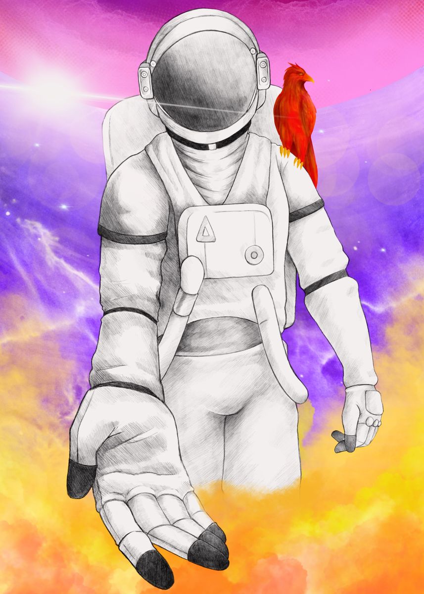 'Reaching Out' Poster, picture, metal print, paint by Timothy ...