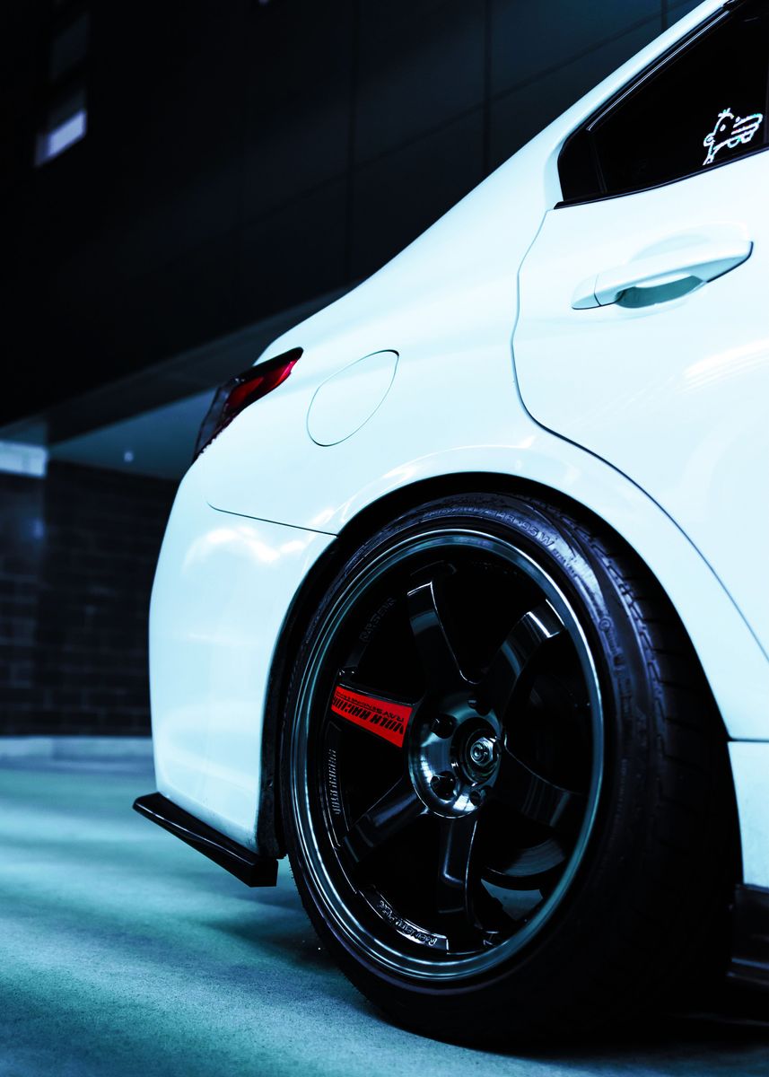 'Cool Wheels JDM' Poster, picture, metal print, paint by Robert Monroy ...