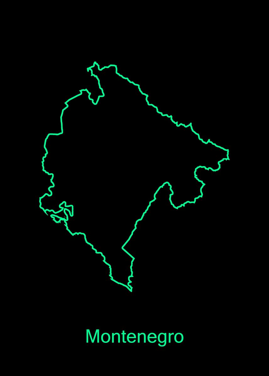 'Montenegro ' Poster, picture, metal print, paint by Spring Flower ...